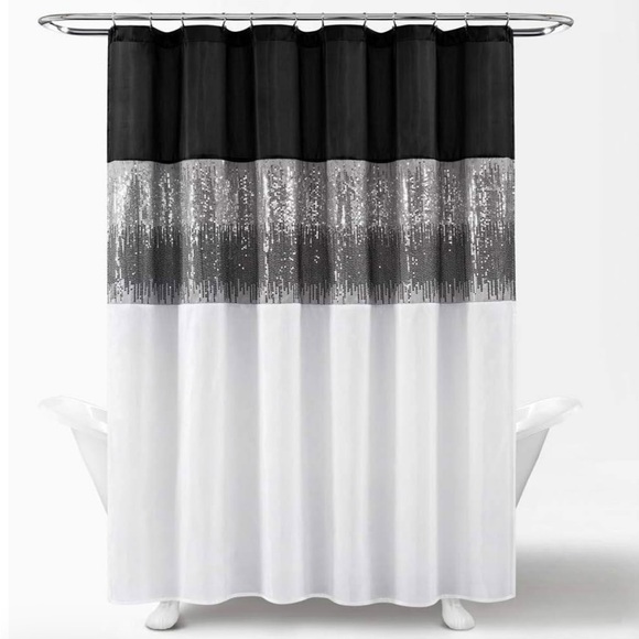 Lush Decor | Bath | Sequin Shower Curtain 72 X 72 Brand New | Poshmark
